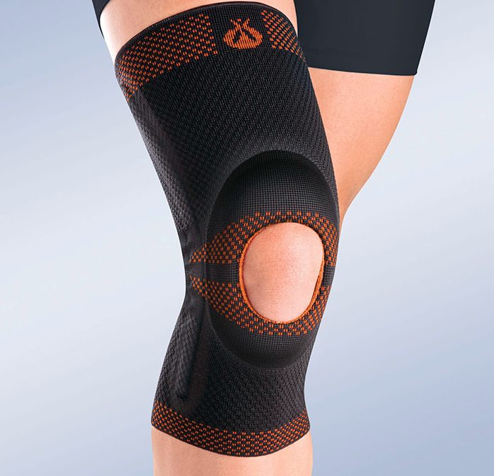 Open Patella Knee Brace with Silicone Pad - Open Knee Support